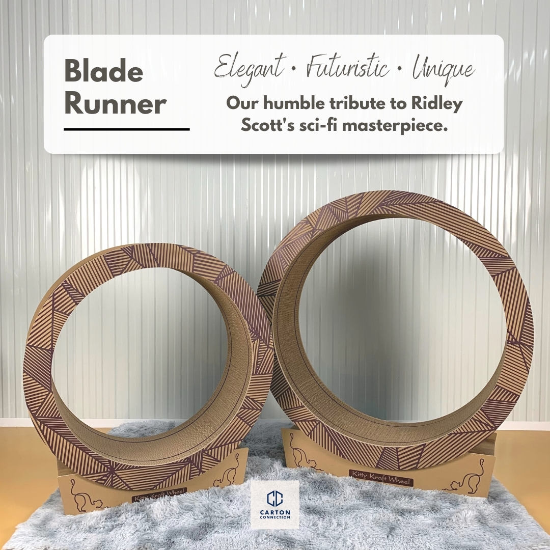 Carton Connection Kitty Kraft Wheel ลู่วิ่งแมว วงล้อวิ่งแมวพรีเมี่ยม ทำ ...